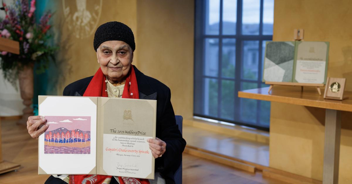 Gayatri Spivak fikk Holbergprisen